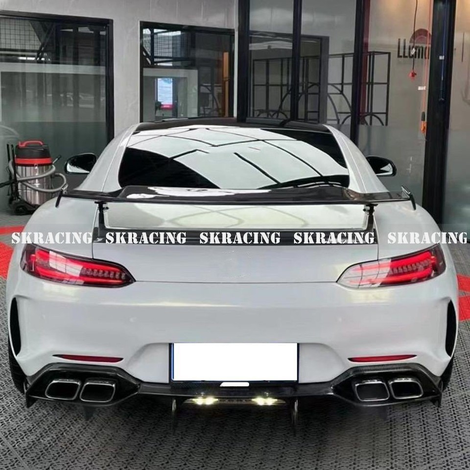 For 2015-19 Mercedes Benz C190 AMG GTS GTR Carbon Fiber Rear Trunk ...