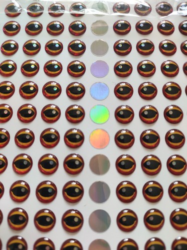 4mm 5mm 6mm 7mm 8mm 9mm 3D Holographic Fishing Lure Cat Frog Lizard DIY ...