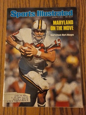 Sports Illustrated October 4 1976 Mark Manges Magazine Maryland | eBay