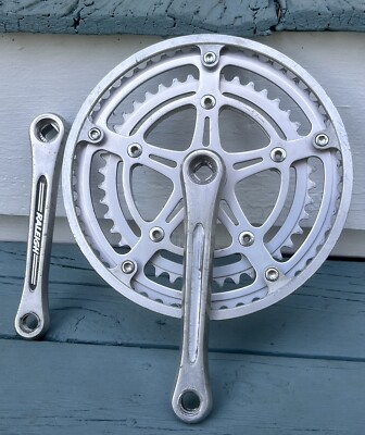 Vintage Raleigh Crankset 165 SR Apex Sakae 1970s Bike Mixte Square ...