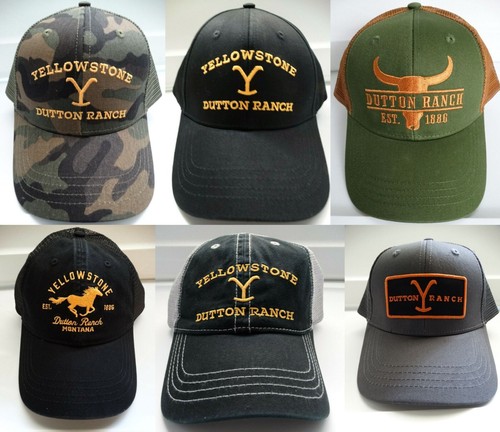 Yellowstone Tv Show Logo Dutton Ranch Licensed Adult Hat Your Choice | eBay