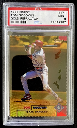 1999 Topps Finest - Tom Goodwin #171 Gold Refractor /100 for sale ...