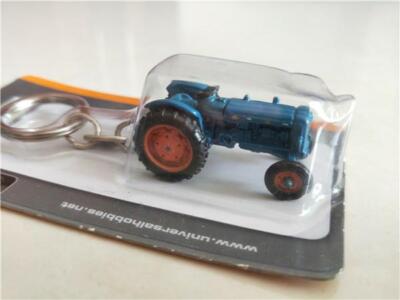 Blue Tractor Engineering vehicle Keychain DIECAST MODEL TRUCK | eBay