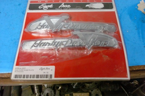 harley davidson panhead 1955 1956 original nos tank emblems badges oem ...