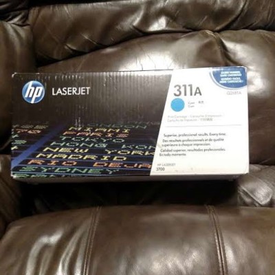 Genuine HP ColorSphere 311A Q2681A Cyan Toner Cartridge LaserJet 3700 ...