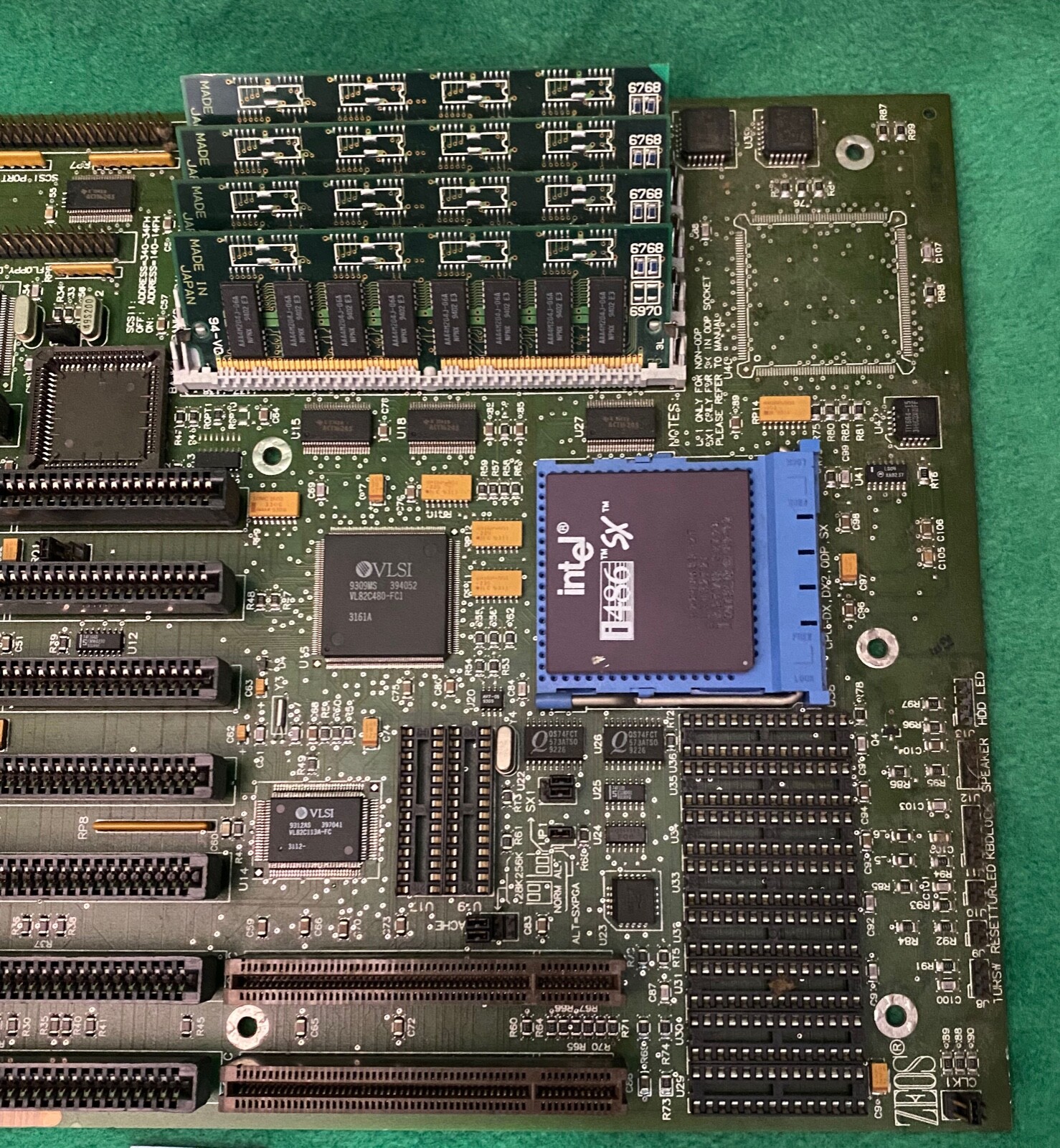 Vintage RARE ZEOS Intel 486 SX-25 Motherboard___PLEASE READ!!! | eBay