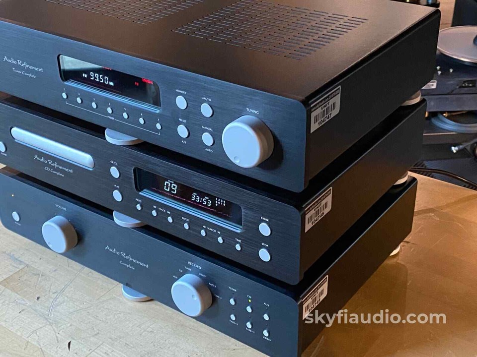 Audio Refinement Complete 3 Piece Set - Integrated Amp, CD, and Tuner ...