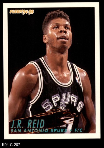 1994 Fleer #207 J.R. Reid Spurs UNC 8 - NM/MT | eBay