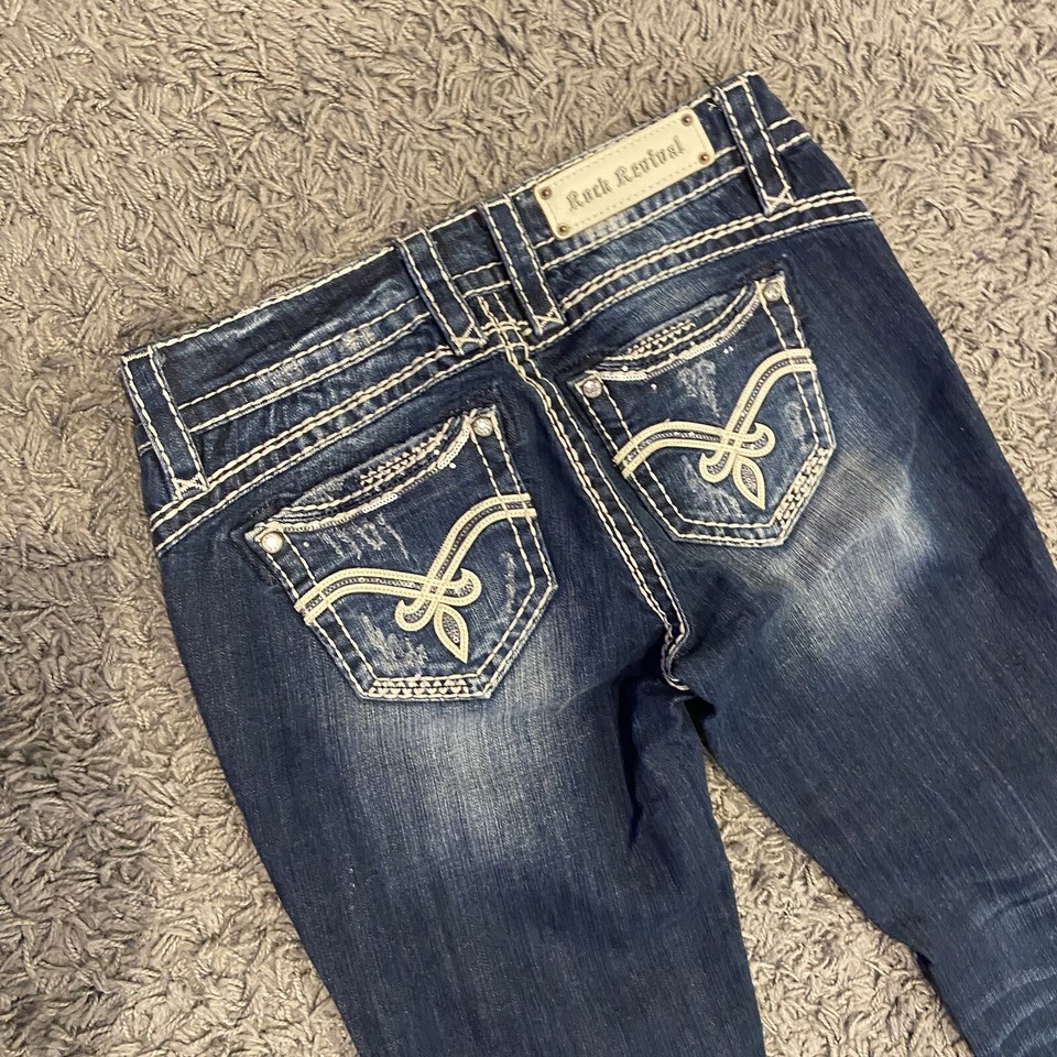 Rock Revival NWOT Women’s Becky Easy Stretch Cropped Jean in Becky EP10 ...