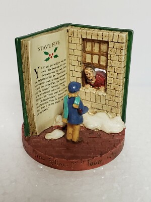 Vintage RUSS BERRIE "A Christmas Carol" Scrooge Figurine 13980 - Stave ...