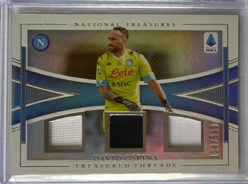 2020-21 PANINI CHRONICLES NATIONAL TREASURES TRIPLE PATCH DAVID OSPINA ...