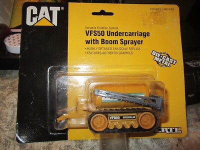 1996 Ertl CAT Caterpillar VFS50 Undercarriage with Boom Sprayer 2327 1: ...