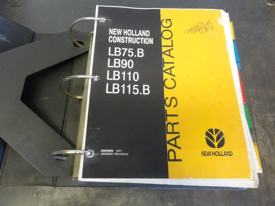 New Holland LB75.B LB90 LB110 LB115.B Backhoe Loader Parts Catalog ...