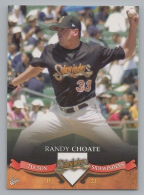 Randy Choate 2007 MultiAd Tucson Sidewinders Diamondbacks Minor League ...
