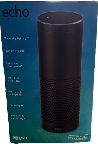 Amazon Echo 1st Generation SK705DI Black Bluetooth Alexa-Enabled Smart ...
