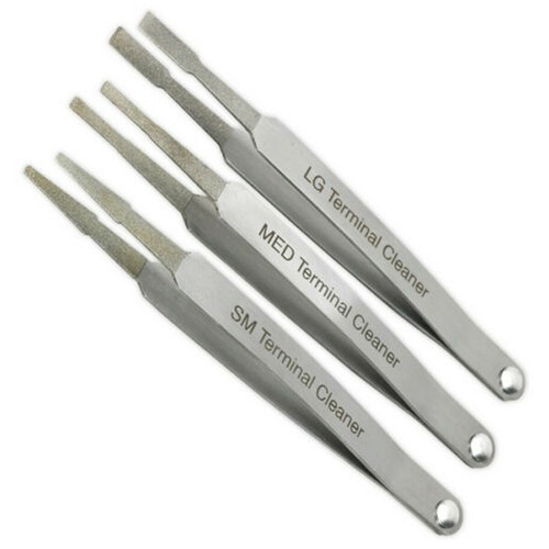 3Pcs Car Terminal Cleaner Tool Kit fit for Spade Pin Electric Connector ...