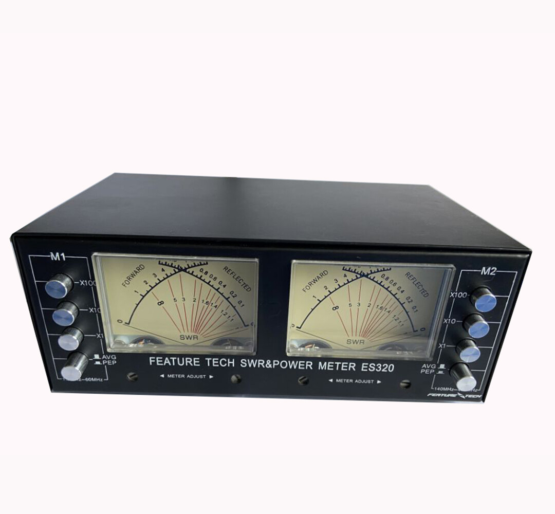 1000W ES320 V3 SWR Meter Power Meter VHF/UHF Dual Meter140-480MHz AVG ...