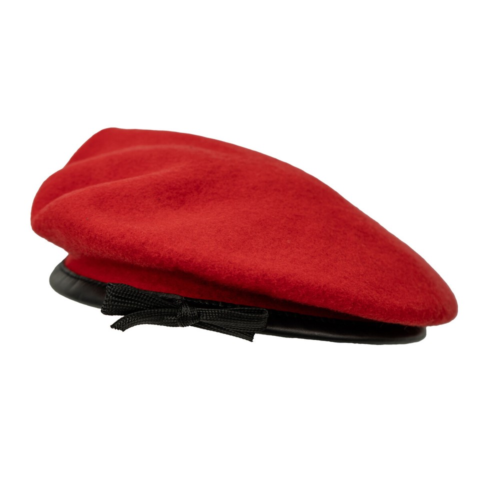 British Wool Beret Royal Military Police (MP) - Red RMP 100% Army Cap ...