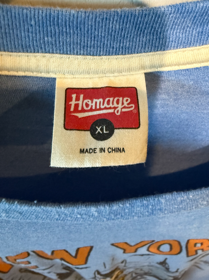 Homage Batman New York Knicks Mashup Men’s T-Shirt Size XL Ewing DC ...