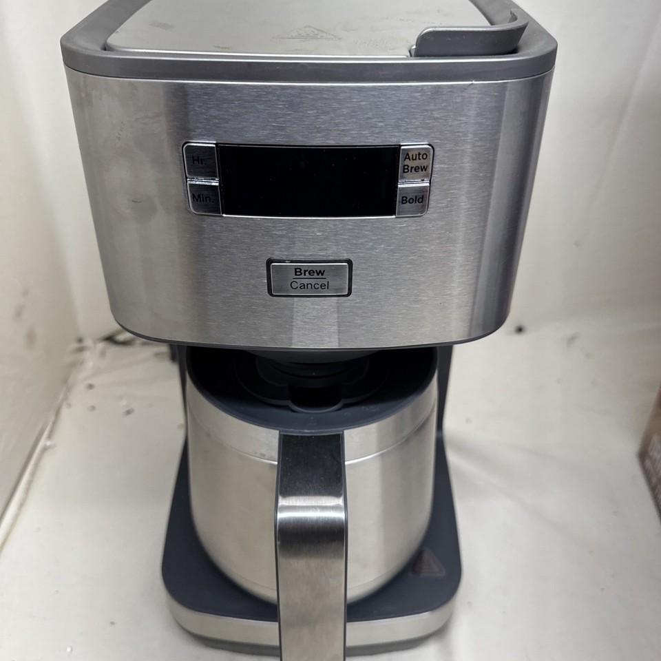 GE Drip Coffee Maker With Timer | 10-Cup Thermal Carafe Coffee Pot ...