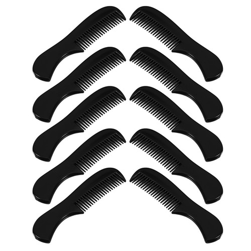 10 Pcs Mini Mustache Comb Plastic Beard Pocket Combs for Men Styling | eBay