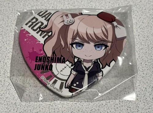 Danganronpa Junko Enoshima Heart Can Badge Mukuro Ikusaba Rare Official ...