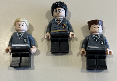 LEGO Harry Potter Minifigure Lot 2 - Gregory Goyle, Harry & Draco ...