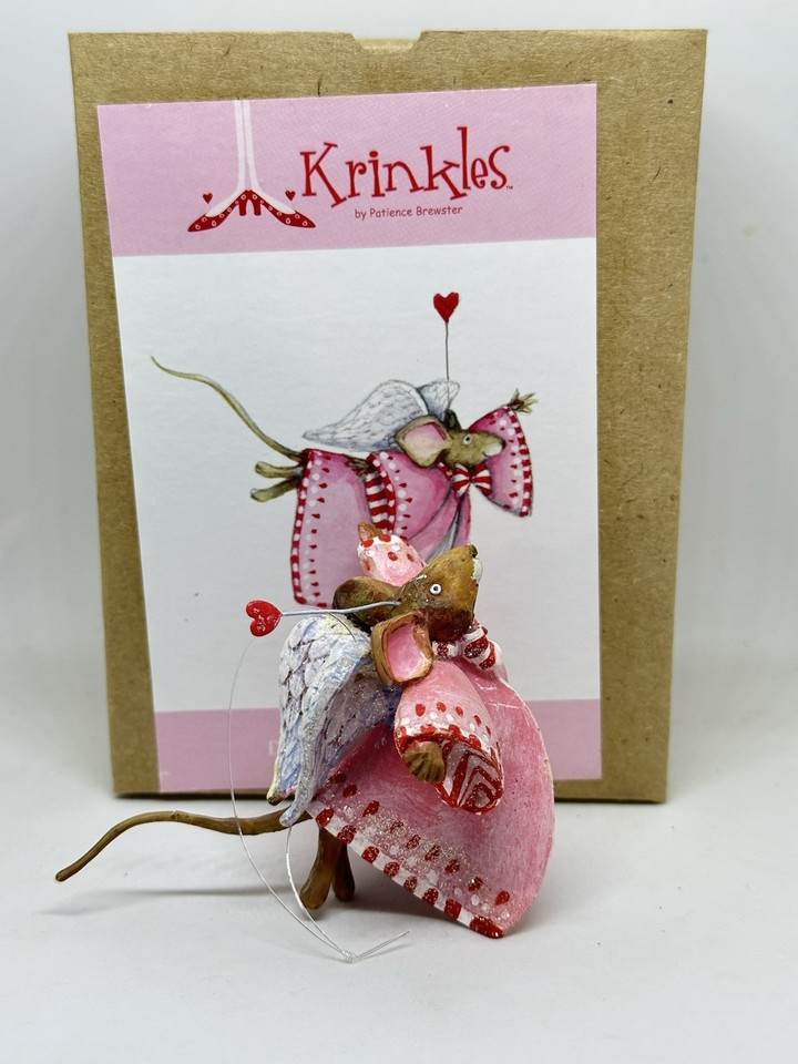 Krinkles Dept 56 VALENTINE LOVE MOUSE Ornament Patience Brewster 2003 ...