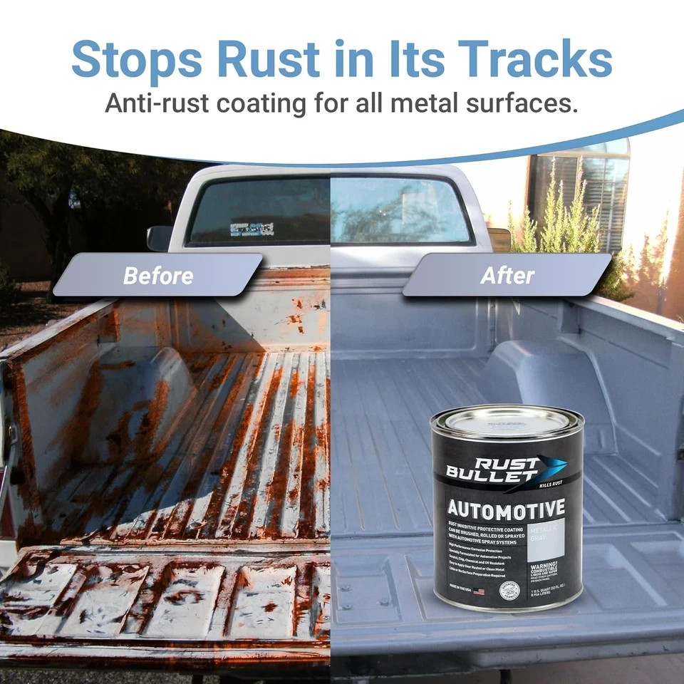 Automotive - Metallic Gray - 4 Oz - Rust Inhibitor & Protective Coating ...