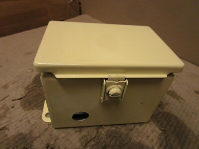 HOFFMAN A604CHFTC 6"X4"X4" ELECTRICAL CUTOUT BOX ENCLOSURE TYPE 12,13 ...