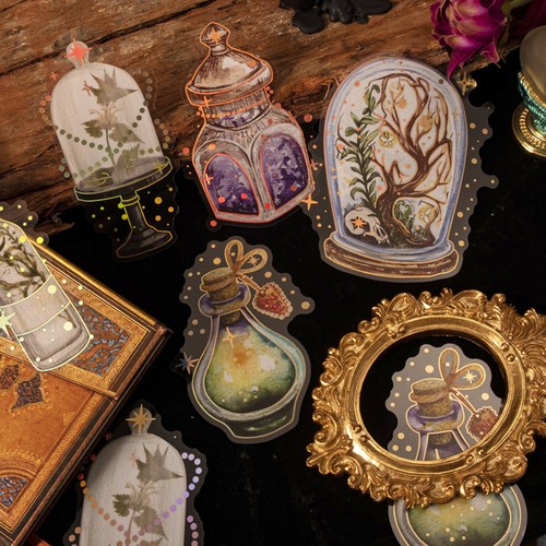 10pcs Decoration Sticker Delicate Texture Ornamental Pet Vintage Owl ...