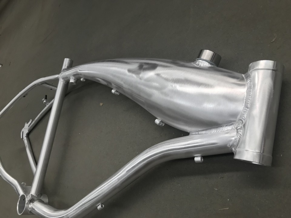 2.4L SILVER ALUMINUM GAS TANK FRAME FOR 2&4-STROKE 48CC/66CC/80CC ...