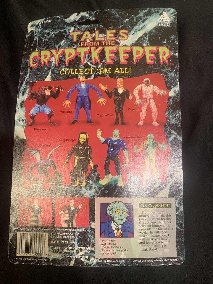 VINTAGE NEW TALES FROM THE CRYPT Cryptkeeper In Tuxedo ACTION FIGURE | eBay