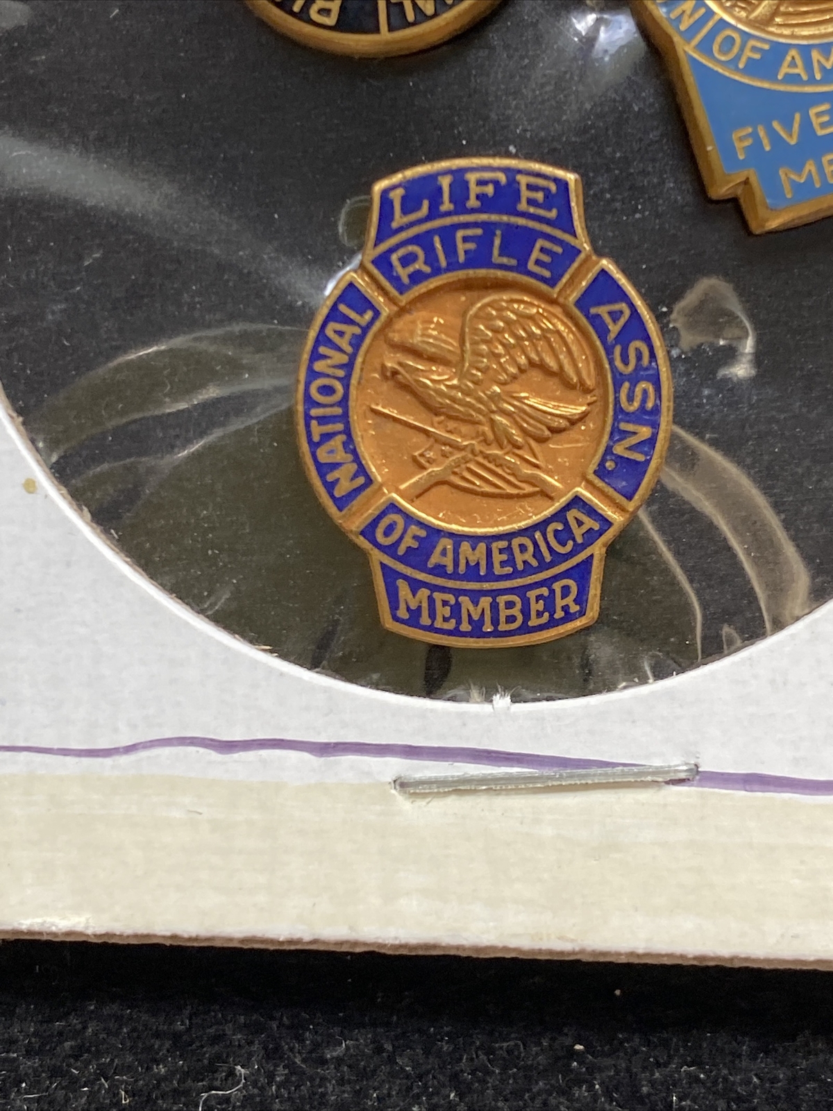 3 PC LOT NATIONAL RIFLE ASSOC. OF AMERICA ~ LIFE MEMBER /5 YR MEMBER | eBay