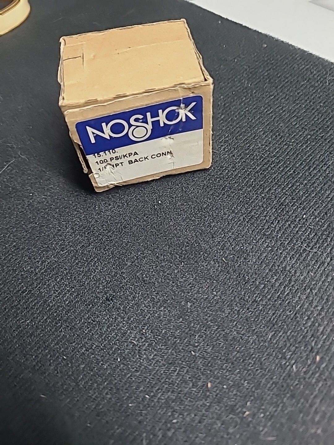 NoShok 15.110 Pressure Gauge 100 psi/kpa 1/8" threads NEW IN BOX | eBay