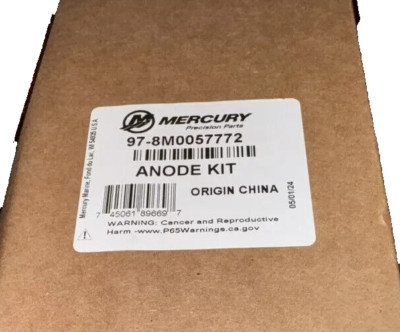 8M0057772 OEM NEW Mercury ANODE kit (ALUM) | eBay