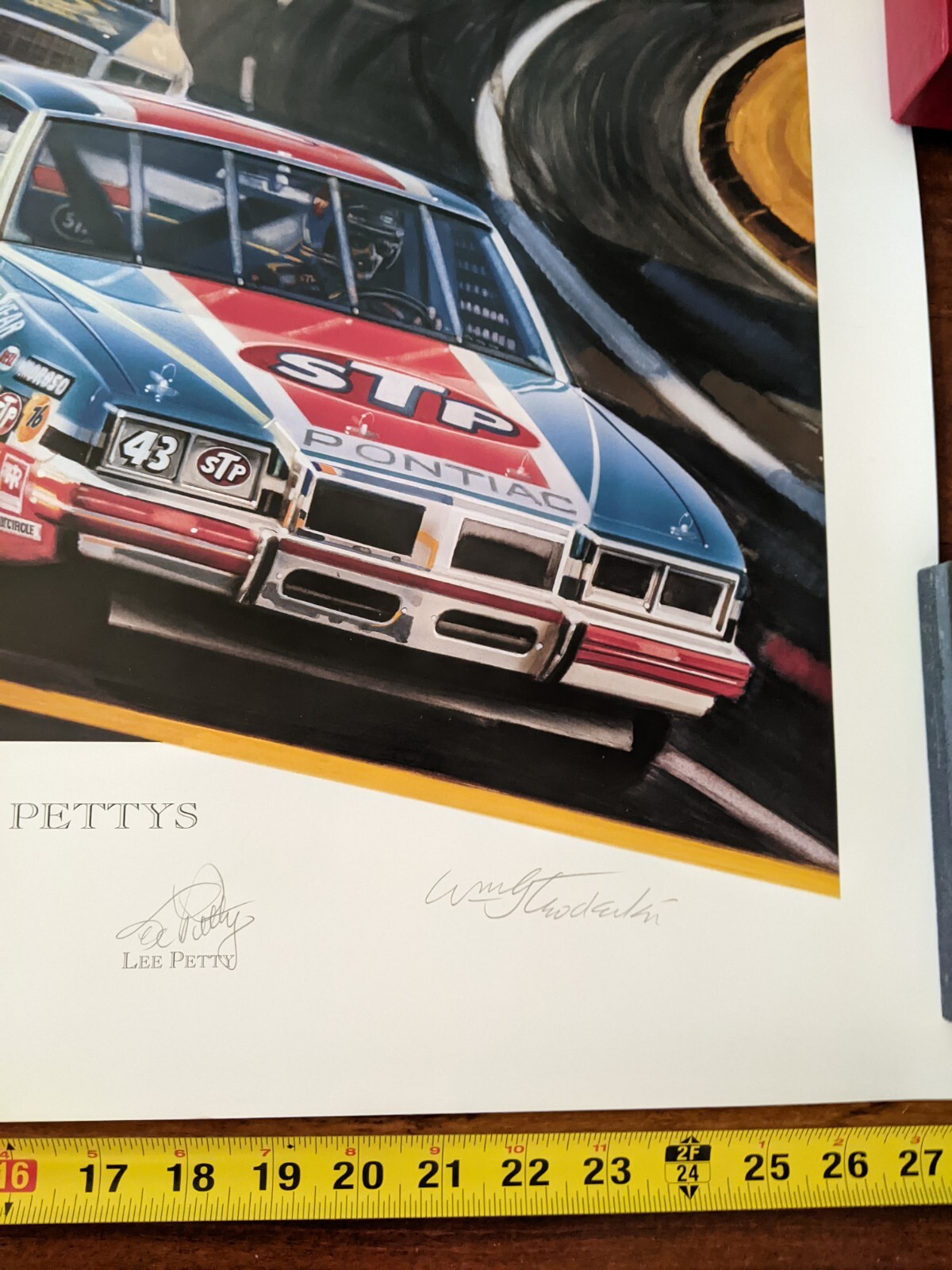 Richard Petty Lee Kyle Artist Impression Hand Signed The Championship ...