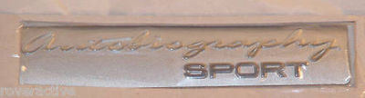 Land Rover Brand OEM Range Rover Sport Chrome Plated Autobiography ...