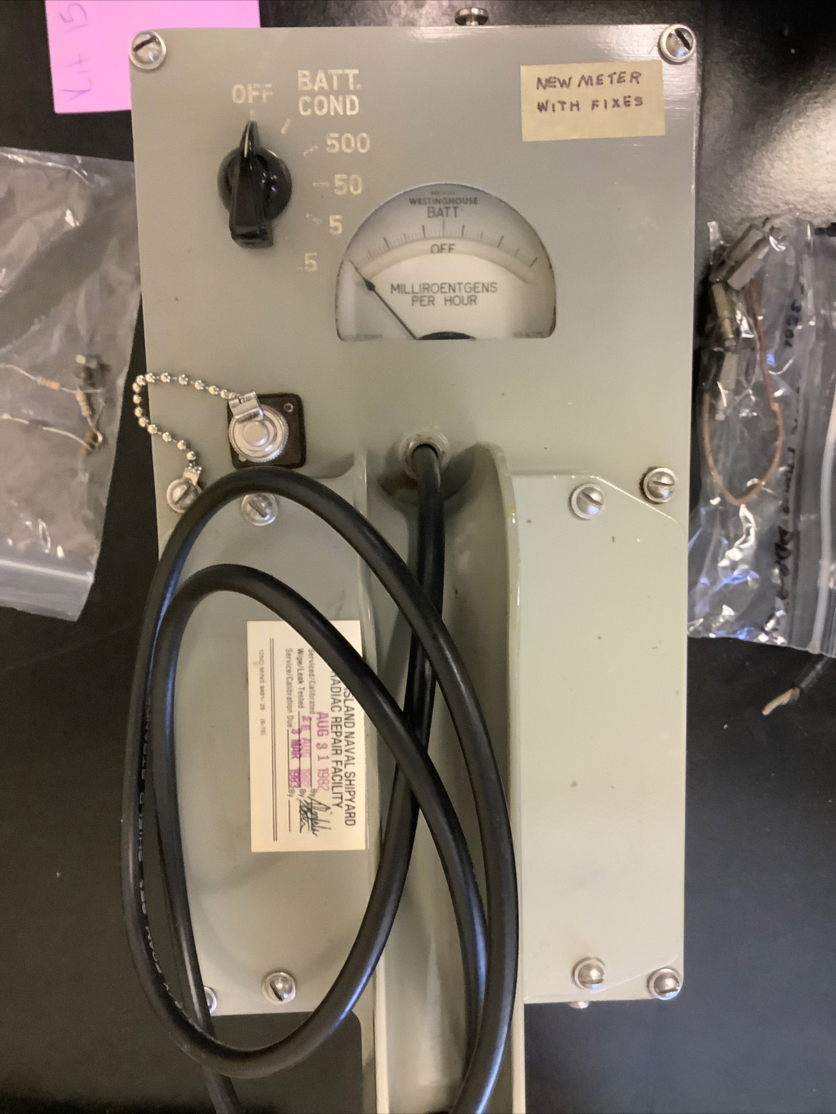 Radiation Detector US Navy Radiac Set AN/PDR-27C With Case | eBay