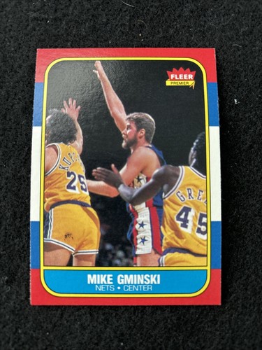 1986/87 FLEER # 38 MIKE GMINSKI C 1580 | eBay