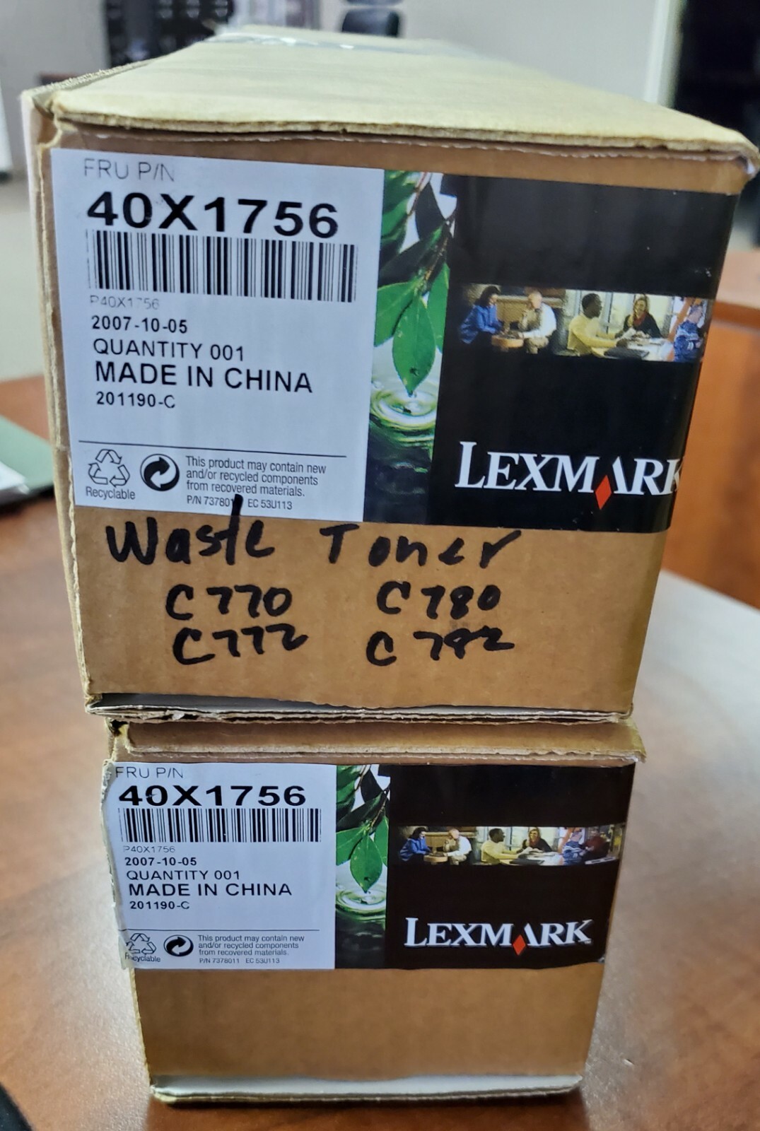 40X1756- New Genuine Waste Toner Unit for Lexmark C770, C772, C780 ...