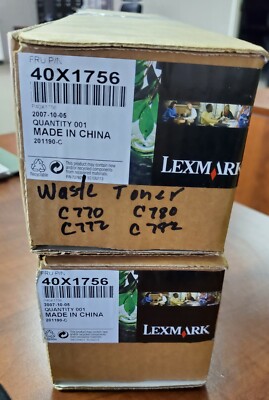 40X1756- New Genuine Waste Toner Unit for Lexmark C770, C772, C780 ...