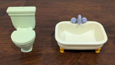 Disney Bluey Replacement Furniture Bathroom Tub & Toilet | eBay