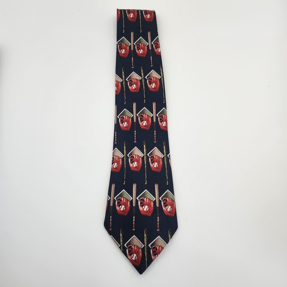 Vintage Sports Tie Lot–Football, Baseball, Nicole Miller, Silk, 4-Piece ...