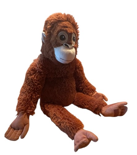 IKEA Djunglskog Baby Orangutan 23 Inch Plush Ape Stuffed Animal Hook ...