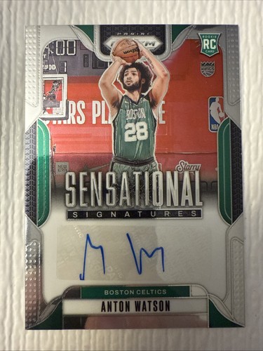ANTON WATSON 2024-25 PRIZM AUTO SENSATIONAL SIGNATURES BASE SS-AWC | eBay