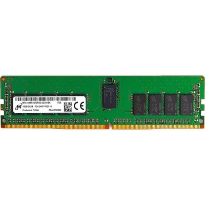 MICRON 16GB RAM RDIMM DDR4 ECC SERVER 2400MHZ PC4-2400T 752368-581 2Rx8 ...