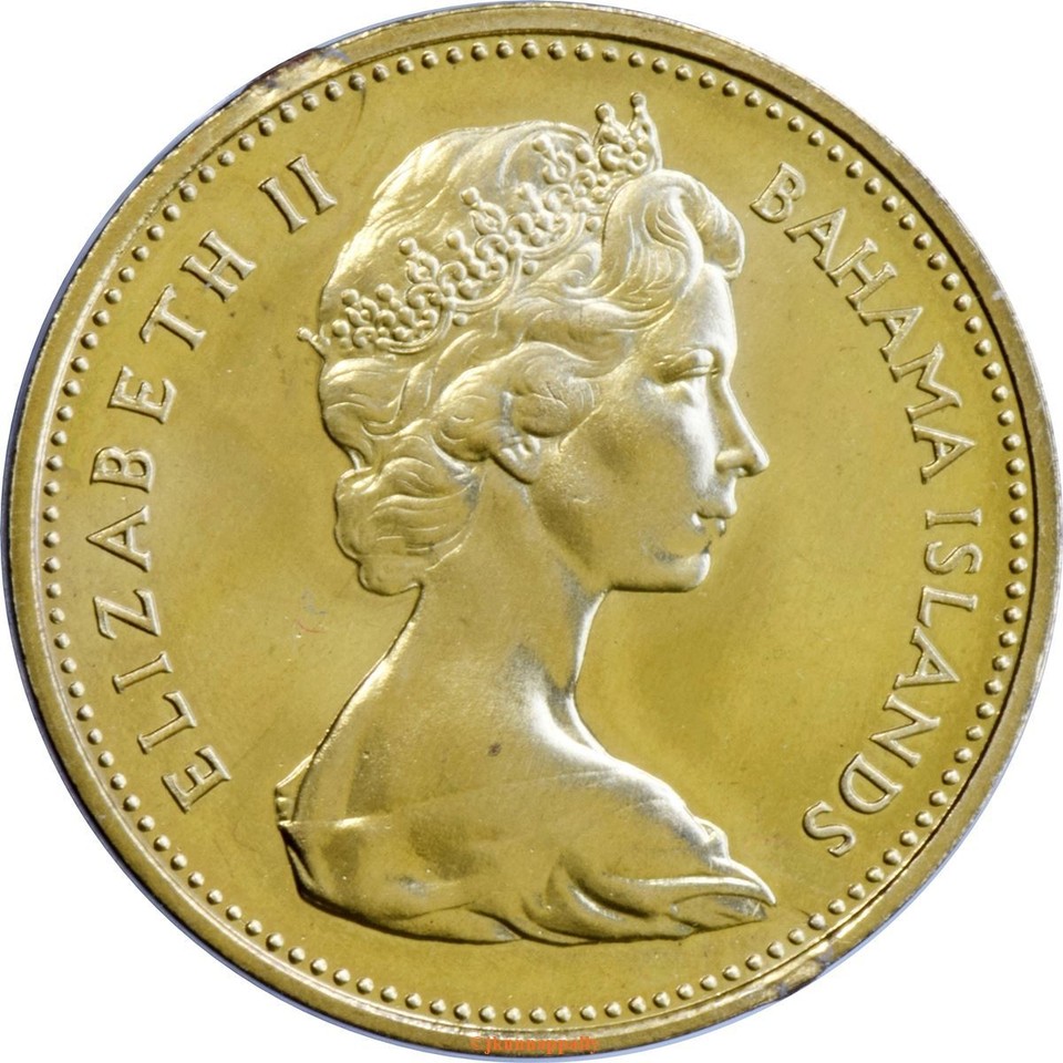 Bahamas 1 Cent Coin | Queen Elizabeth II | Starfish | 1966 - 1969 | eBay