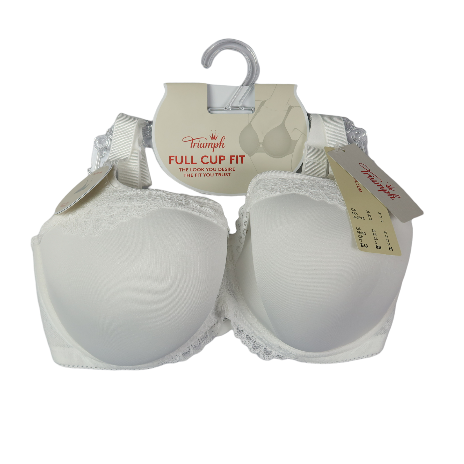 Triumph Women's Beauty-Full Darling WP Everyday Bra, White (White 03 ...