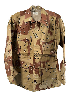 New US Military Desert Storm Desert Chocolate Chip Camo BDU Shirt ...